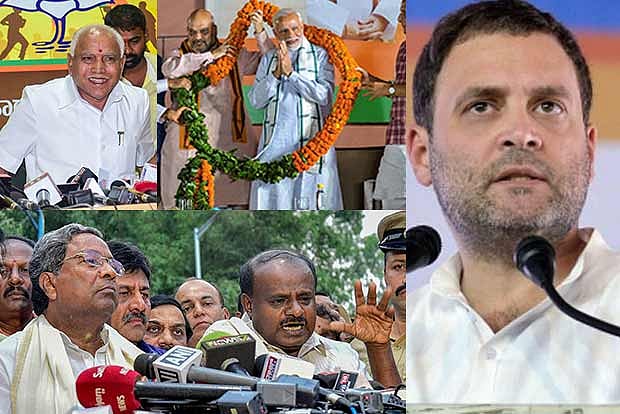BJP single largest party in Karnataka, Congress and JDS stitch alliance ...