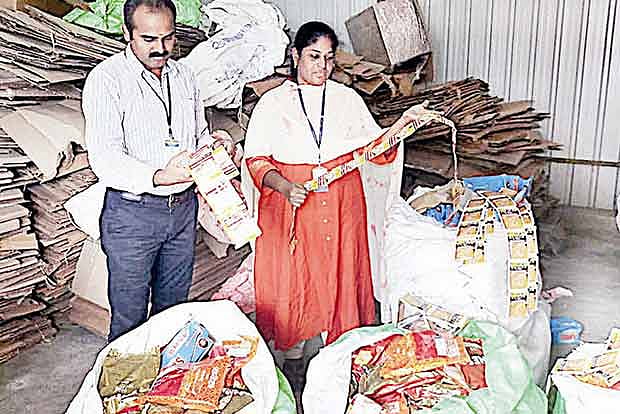 FSSAI officials seize 830 kg of gutkha products