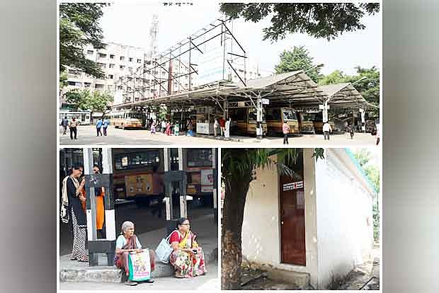 Bus terminus in Vadapalani makes commuters search for basic facilities