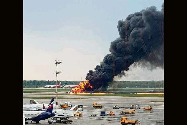 41 reported killed after Russian passenger plane crash-lands in Moscow