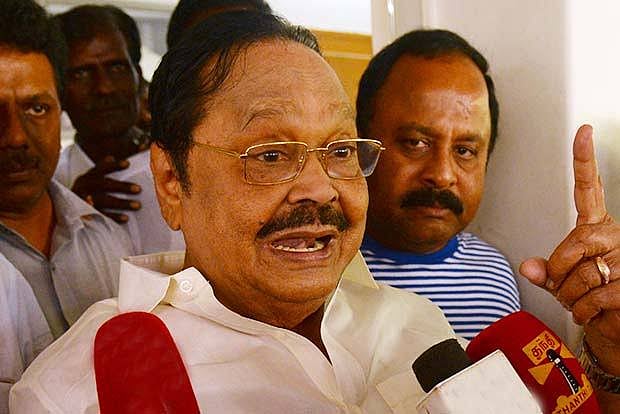 DMK leader Durai Murugan hospitalised