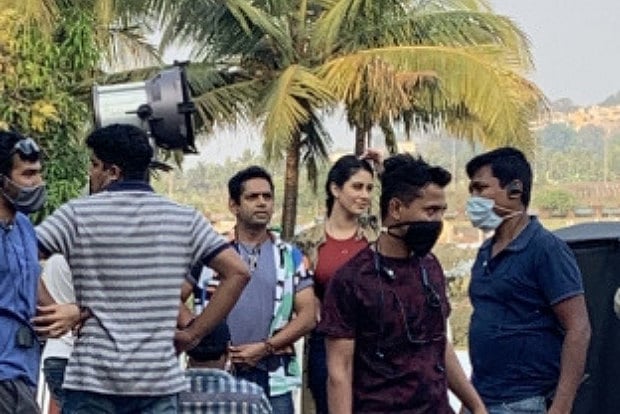 Warina Hussain spotted shooting new film in Goa