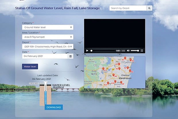 Dedicated Metro Water portal to provide real-time water level data