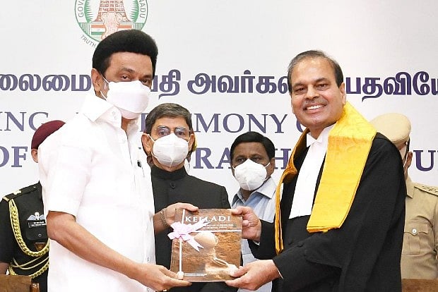 Justice Munishwar Nath Bhandari takes oath as Chief Justice of Madras HC