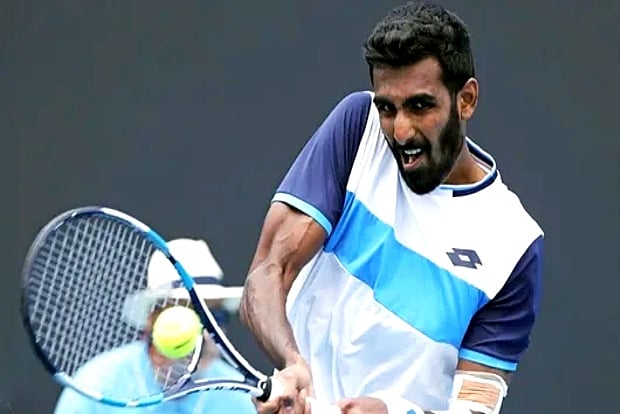 Prajnesh in Oz Open Qualifiers second round