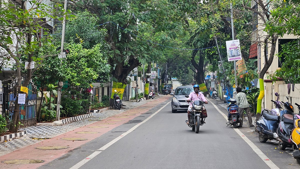 Model layout: Chennai Corporation develops model road in Perambur ...