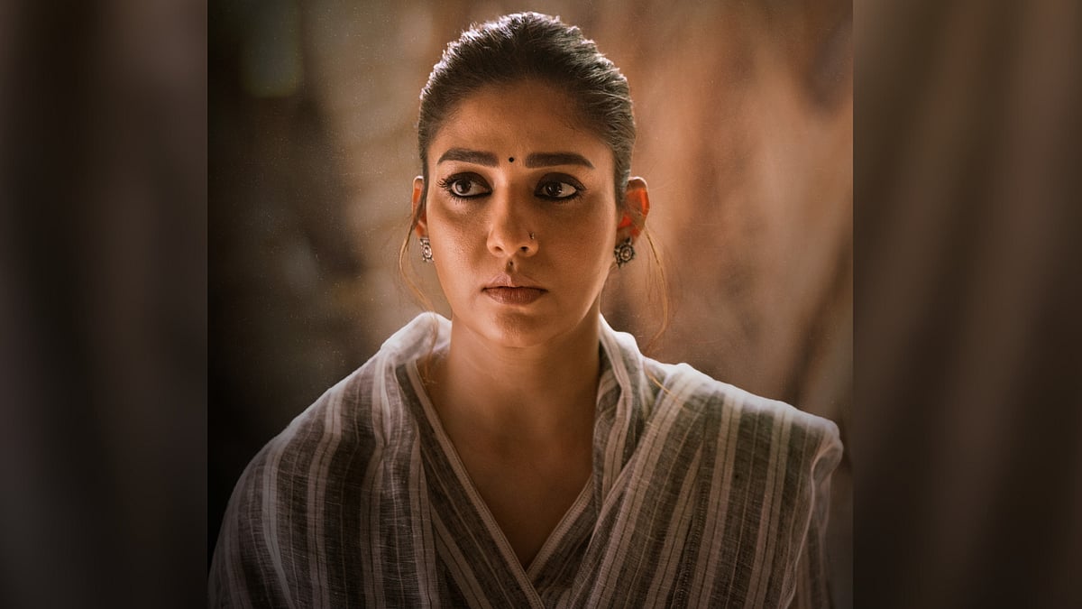 Nayanthara carries serious demeanour in Patriot poster