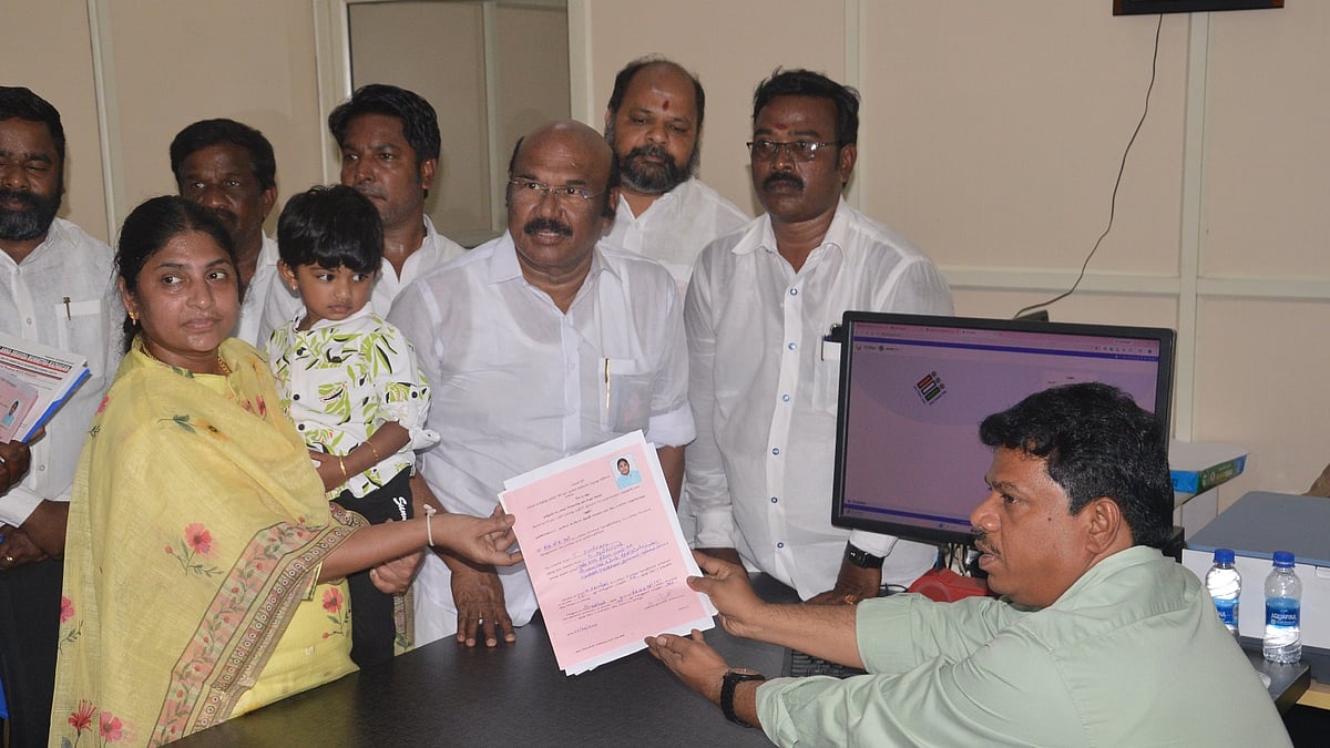 2026 TN Elections | Porkodi Armstrong files nomination from ThiruViKa ...