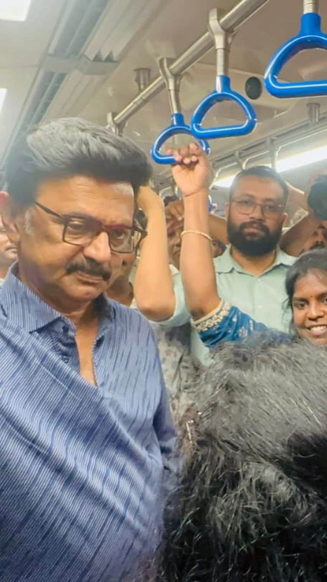 2026 TN poll campaign: CM Stalin takes morning Metro ride in Chennai