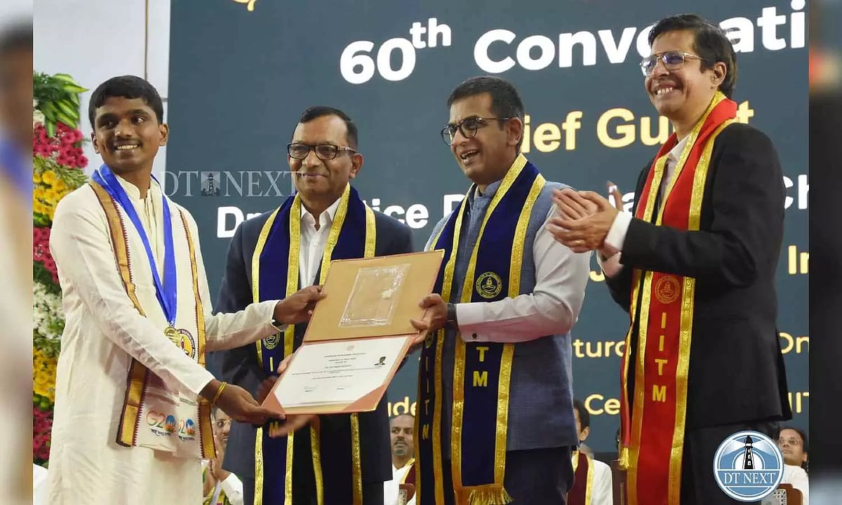 2,573 students graduated during the 60th convocation of IIT-Madras