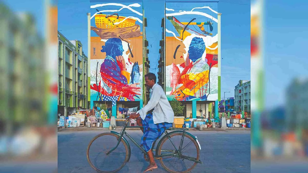 Captivating murals reflect community spirit at Nochikuppam now