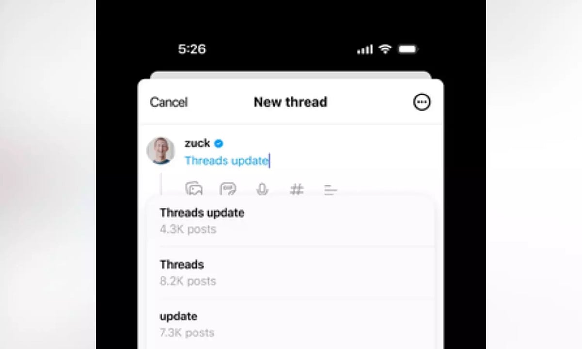 Instagram’s Threads testing hashtags with select users