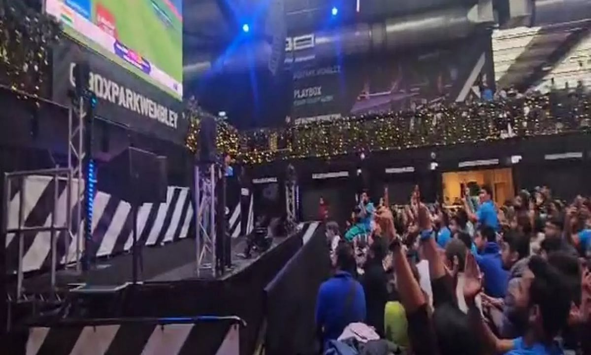Hundreds gather as Cricket World Cup final fever soars in London