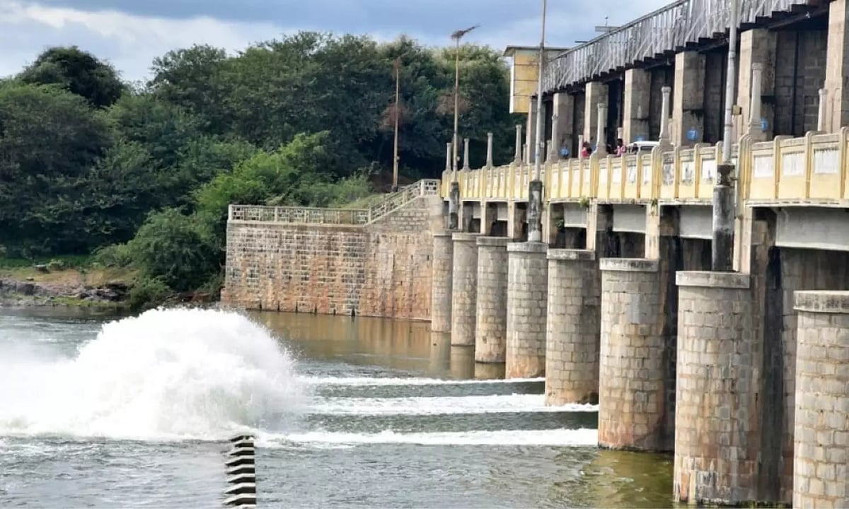 Water outflow at Sathanur dam increases to 13,000 cusecs
