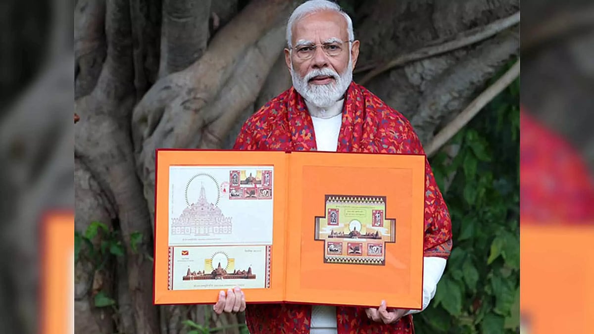 Modi releases commemorative postage stamps on Ram temple in Ayodhya