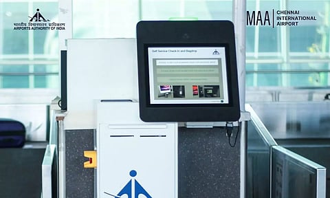 Self-baggage drop facility launched at Chennai airport