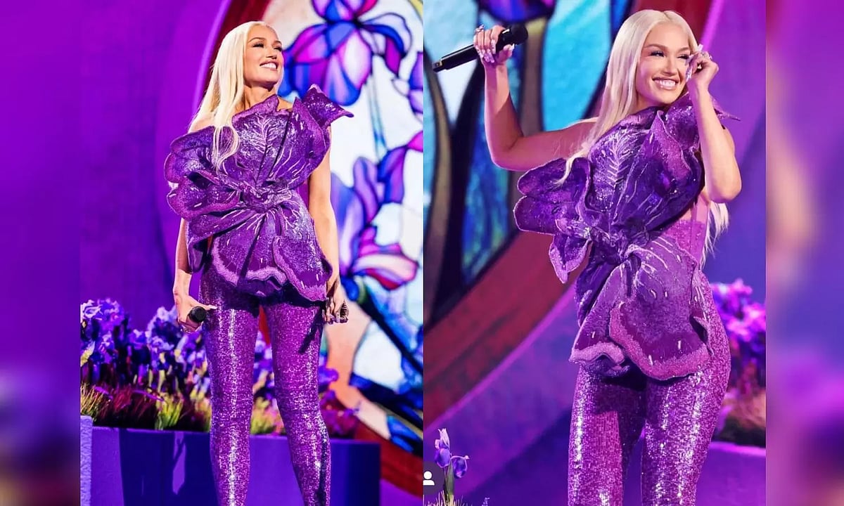 American singer Gwen Stefani dons Indian designer Rahul Mishra's ...