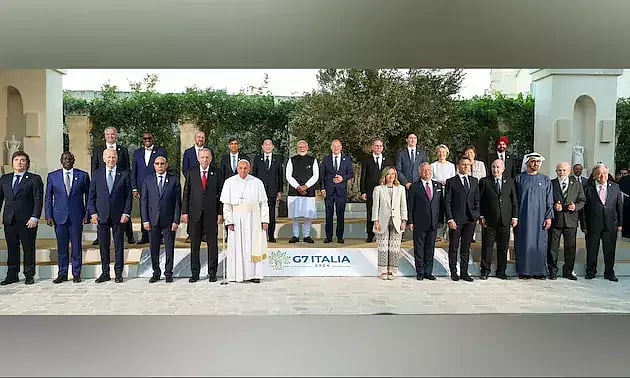 G7 Summit commits to promoting India-Middle East-Europe Economic Corridor