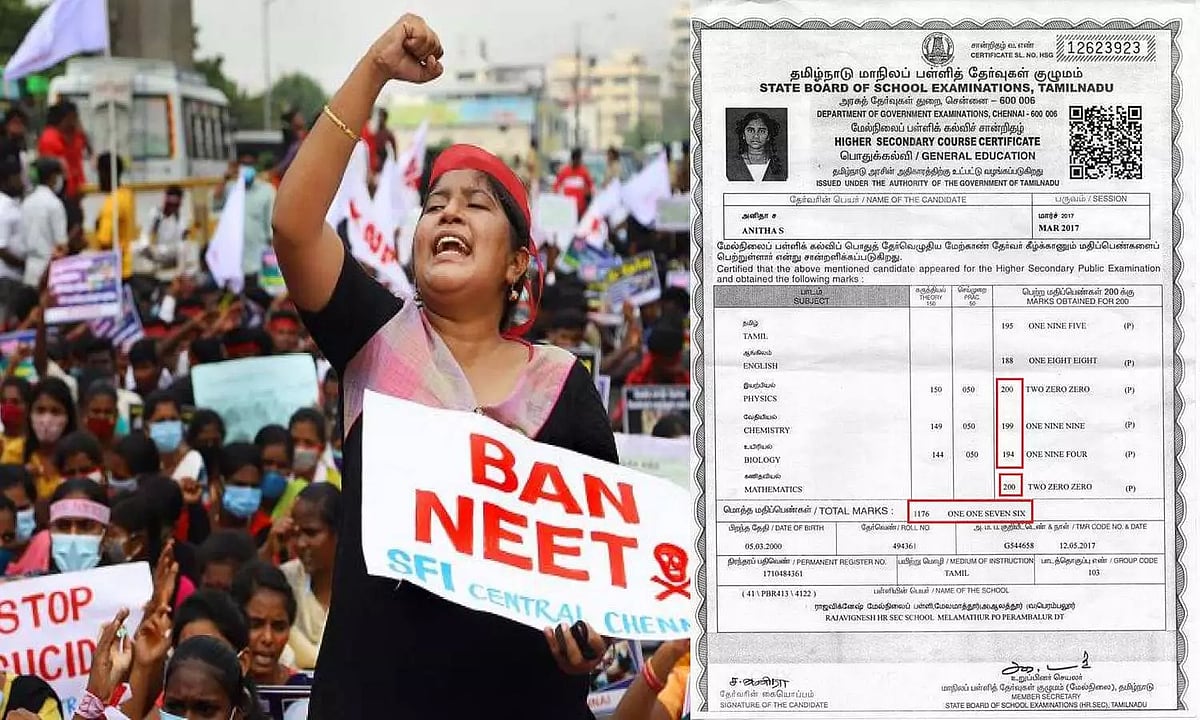 As NEET fire spreads, protesters outside Tamil Nadu discover the first ...