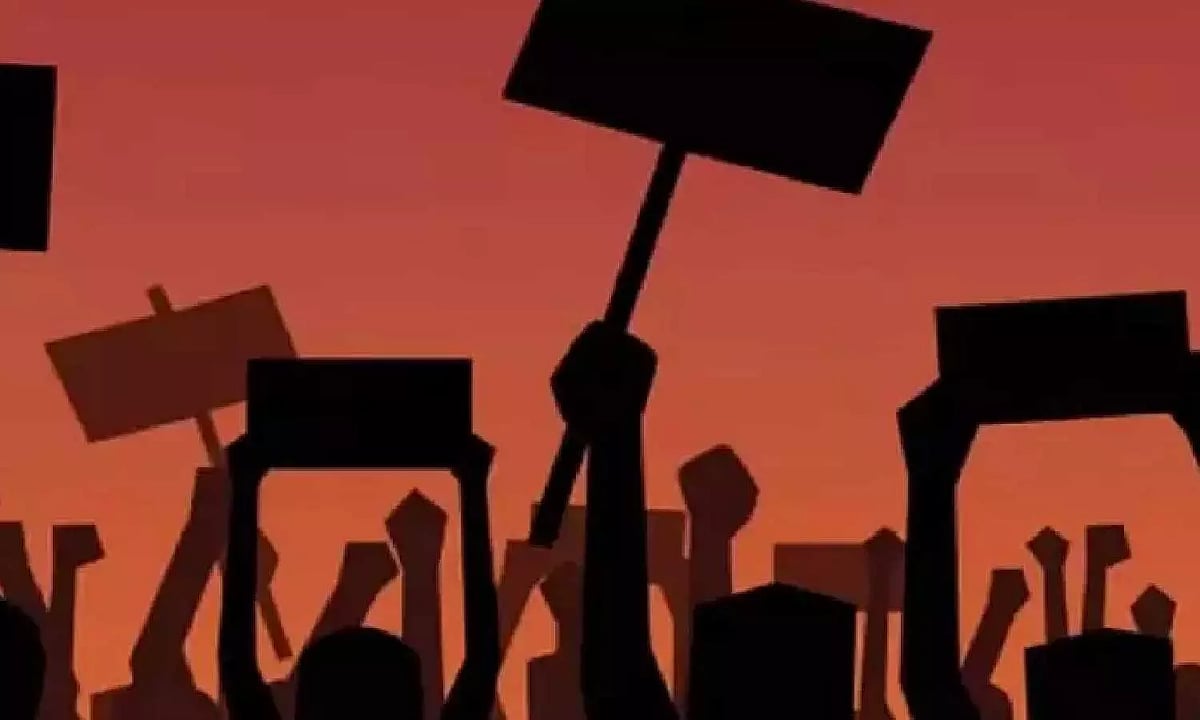 BJP youth wing holds 'go back' protest against Stalin