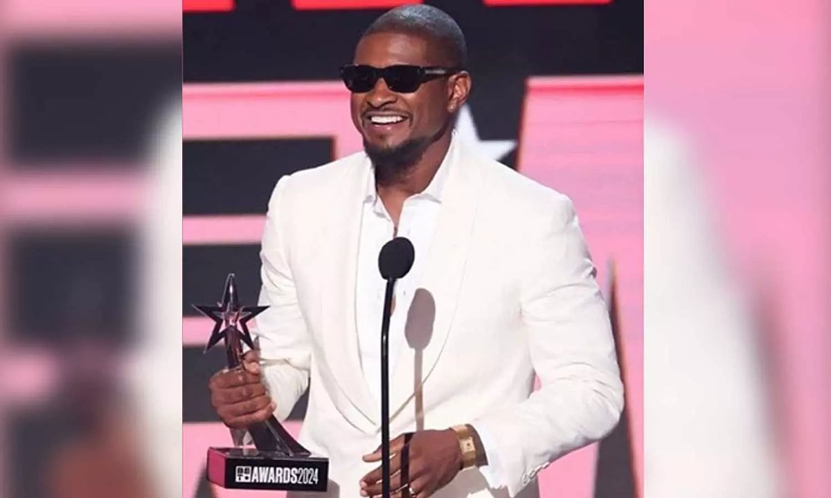 Usher gives emotional tribute post Lifetime Achievement honour at BET ...