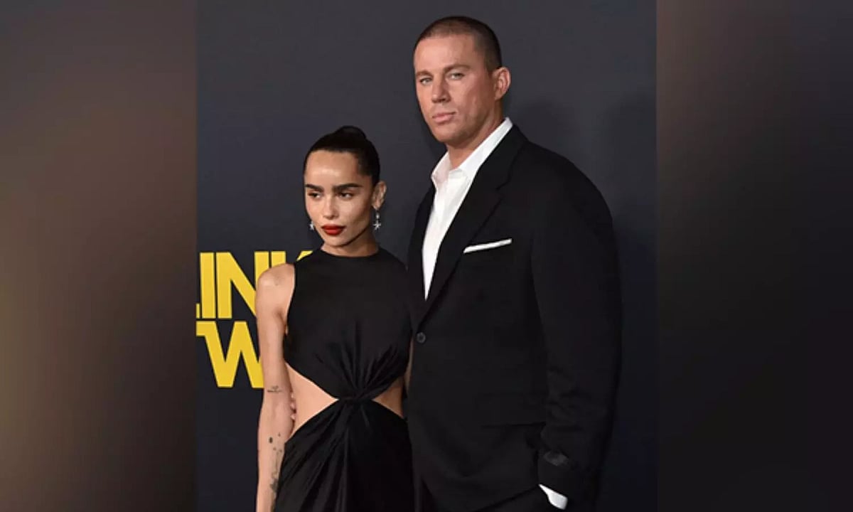 Channing Tatum says he "didn't know" Zoe Kravitz before she "sent" him ...