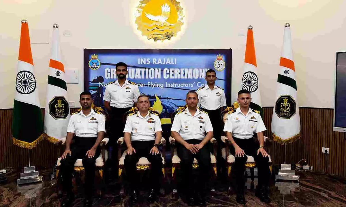 Chopper instructors pass with flying colours at INS Rajali, Arakkonam