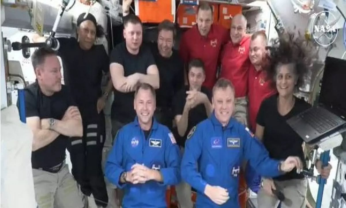 SpaceX Crew-9 arrives at ISS; welcomed by NASA's Sunita Williams and ...