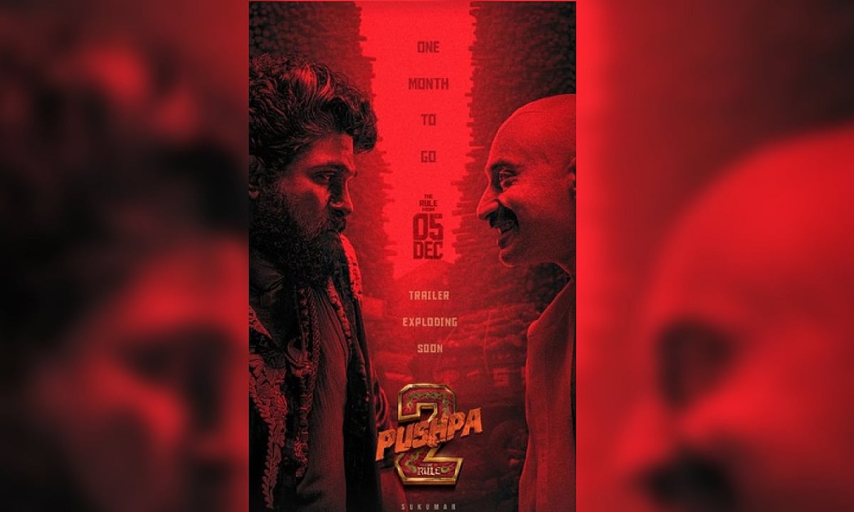 New ‘Pushpa 2: The Rule’ poster features face-off between Allu Arjun ...