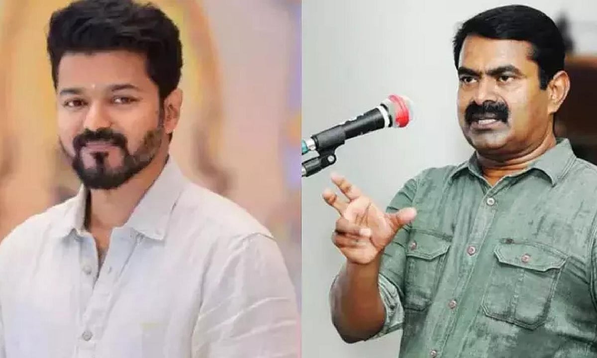NTK leader Seeman turns 58; TVK’s Vijay extends birthday greetings amid ...