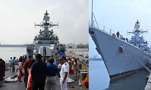 INS Delhi visits Chennai for Navy Day Celebrations 2024