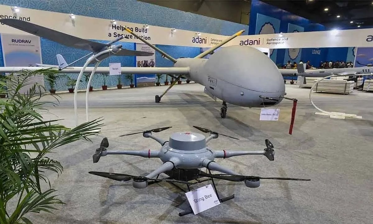 Adani Defence hands over 2nd Drishti-10 drone to Indian Navy to enhance ...