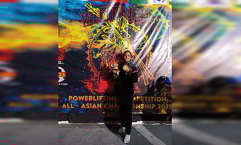 Chennai powerlifter bags gold at Asian Championship