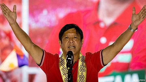 Tracking ascent of Ferdinand Marcos Jr