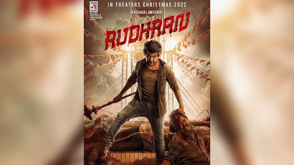 First-look poster of Raghava Lawrence-starrer Rudhran out now