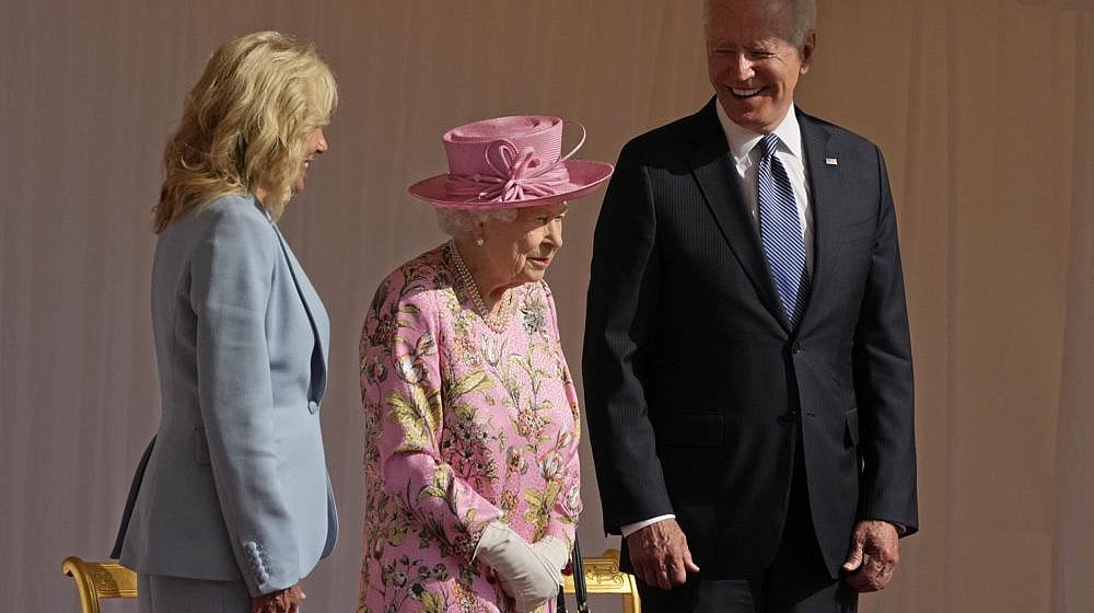 Biden is 13th and final US president to meet Queen Elizabeth