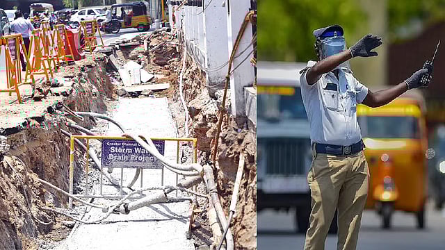 Stormwater drain works: Traffic changes near Arcot Road for 3 months