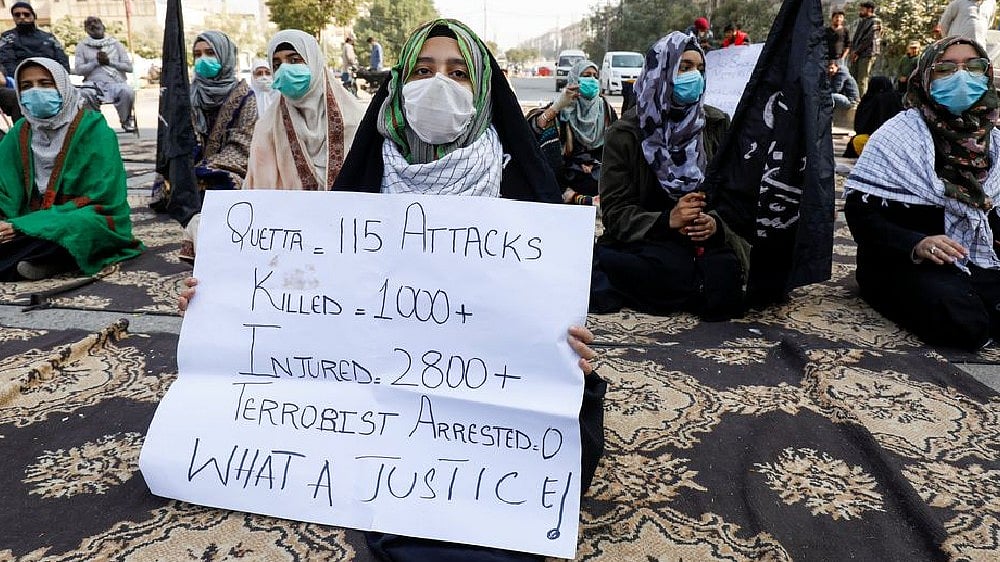 Shia Hazaras protest in Delhi against killings in Kabul