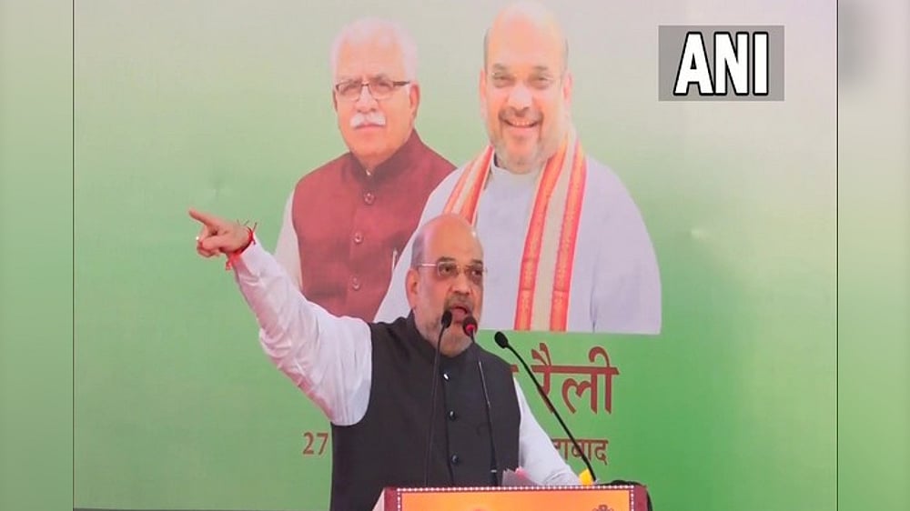 Hooda used to run "3D" govt in Haryana: Shah attacks Congress