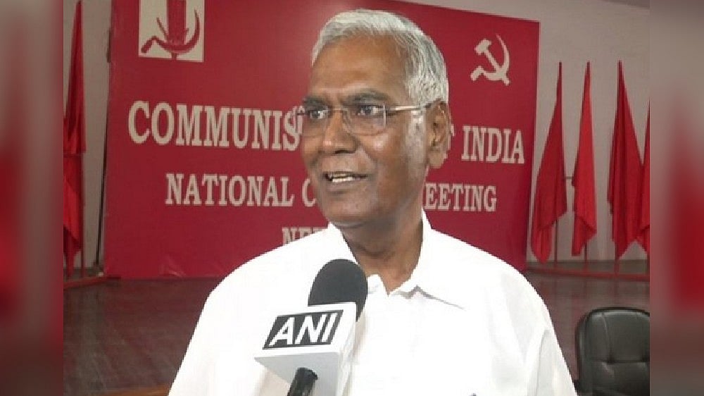 D Raja re-elected CPI general secretary for second term