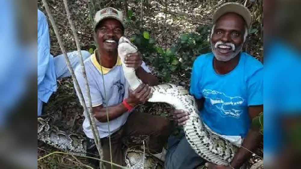 2 Irula snake catchers among Padma awardees