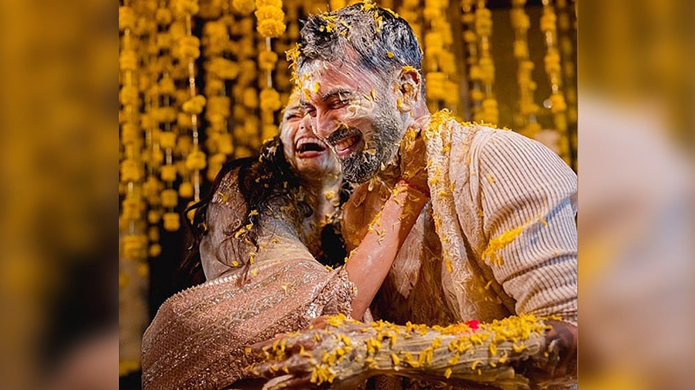 A sneak peek into Athiya Shetty, KL Rahul's 'kurta faad' haldi