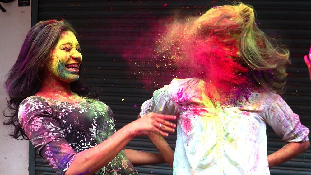 Holi celebration at Sowcarpet: Check pics here