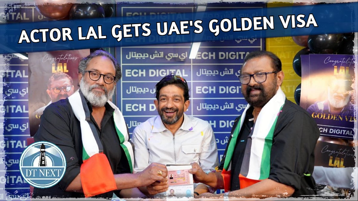 Actor Lal gets UAE's Golden Visa