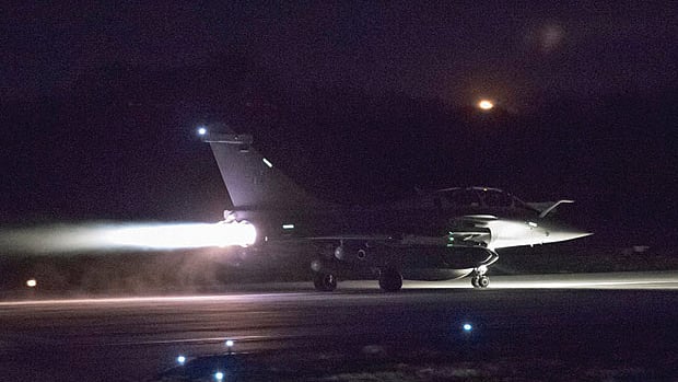 British, French warplanes strike suspected IS weapons facility in Syria