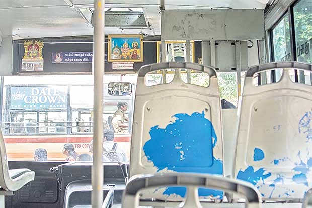 Rickety buses reborn as ordinary service in city