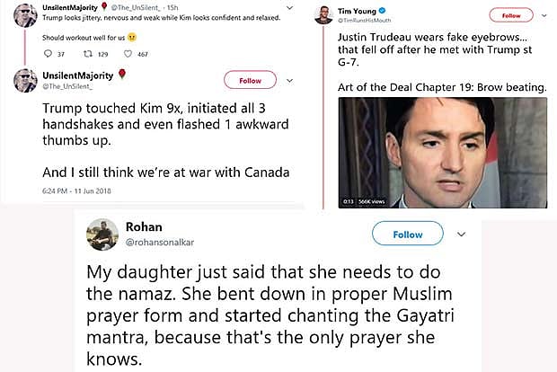 Trending in TN: Trump-Kim memes, Girl offers namaz with Gayatri mantra ...