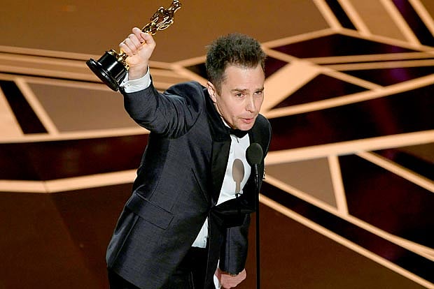 Sam Rockwell wins maiden Oscar for 'Three Billboards...'
