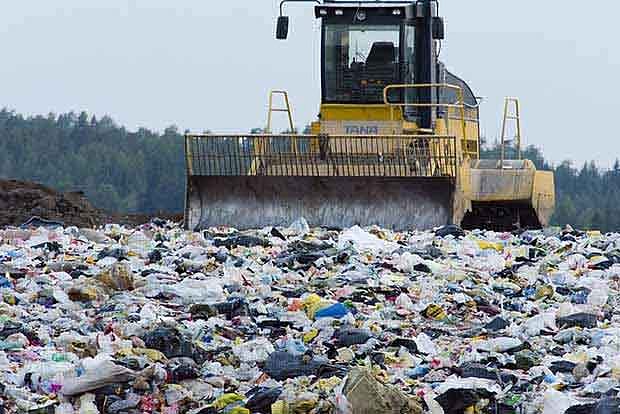 Warning against dumping of waste into channel