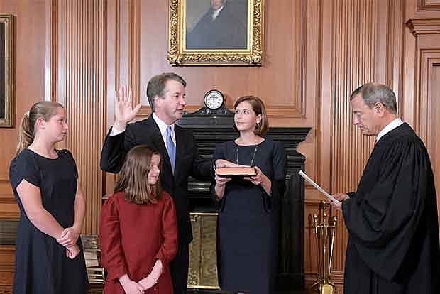 Kavanaugh sworn in as US Supreme Court Judge
